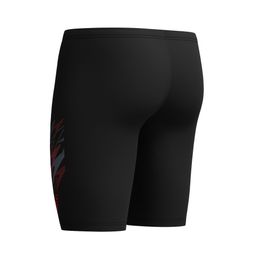 Speedo Badeshorts Herren Gr&ouml;&szlig;e S grau / rot / schwarz