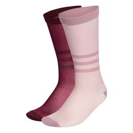 adidas originals Socken Damen Gr&ouml;&szlig;e 40/42 hellpink / bordeaux