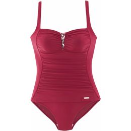 Lascana Damen Badeanzug, rot, Gr&ouml;&szlig;e 36B