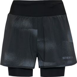 Gore Wear GOREWEAR CONCURVE Laufshorts Damen - Gr&ouml;&szlig;e XL - schwarz