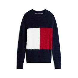 Tommy Hilfiger Pullover Herren Gr&ouml;&szlig;e L nachtblau / rot / wei&szlig;