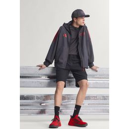 adidas Performance Sportjacke 'Audi Formula One Team Mechanics' Herren Gr&ouml;&szlig;e S rot / schwarz