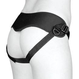 Vac-U-Lock - Supreme Harness With Vibrating Plug