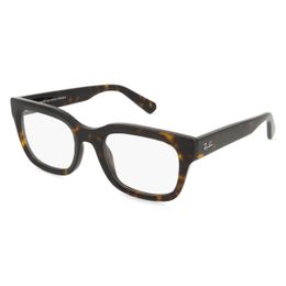 Ray-Ban 0RX7217 CHAD Brille Unisex | Fassung: Vollrand, Eckig, Havanna
