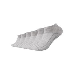 Kurzsocken Camano "ca-soft", Herren, Gr. 43-46, fog melange, Baumwollmischung, unifarben, Socken, mit verst&auml;rktem Zehenbereich