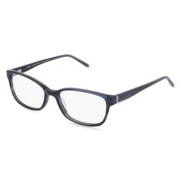 Fielmann CHARME 0811 FLEX CL Brille Damen | Fassung: Vollrand, Quadratisch, Blau Gefleckt