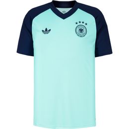Adidas WM 2026 DFB Deutschland Pre-Match Ausw&auml;r T-Shirt Herren - Gr&ouml;&szlig;e M - t&uuml;rkis
