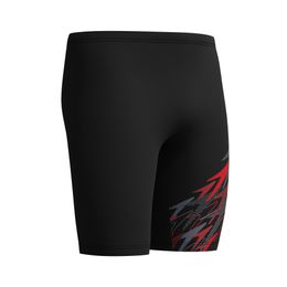 Speedo Badeshorts Herren Gr&ouml;&szlig;e M grau / rot / schwarz