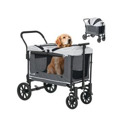 PawHut Hundewagen 110L x 65B x 102H cm | Gr.: onesize