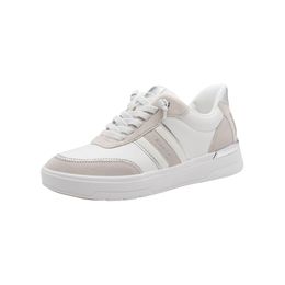 Tamaris Sneaker Damen Gr&ouml;&szlig;e 38 beige / wei&szlig;