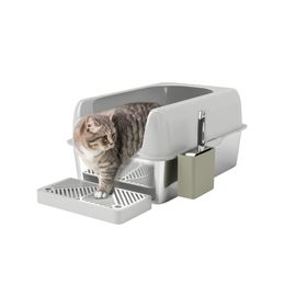 PawHut Katzentoilette 60,2L x 40,6B x 29H cm | Gr.: onesize