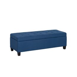 HOMCOM Sitzbank-125L x 49B x 41,5H cm-Blau | Gr.: onesize