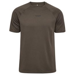 Hummel T-Shirt Raglan&auml;rmel Hmlmomentum Multisport Herren in MAJOR BROWN | Gr.: XXL