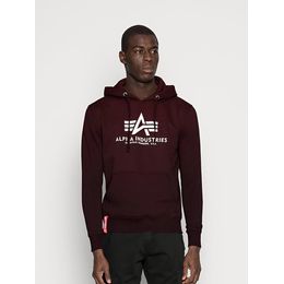 Alpha Industries Sweatshirt 'Basic' Herren Gr&ouml;&szlig;e XS blutrot