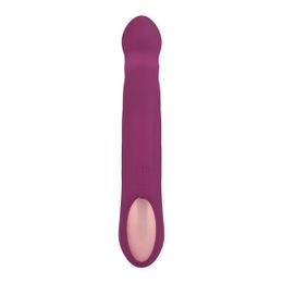 EIS Sto&szlig;ender Rabbitvibrator aus Silikon, 21,5 cm