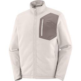 Salomon CHROMA Fleecejacke Herren - Gr&ouml;&szlig;e XL - beige