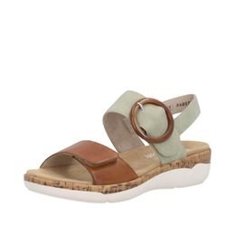 Remonte Riemchensandalen ' R6853 ' Damen Gr&ouml;&szlig;e 38 braun / mint