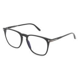 Tom Ford FT5937-B Brille Herren | Fassung: Vollrand, Rund, Schwarz Gl&auml;nzend
