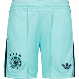 Adidas DFB DEUTSCHLAND AWAY Fu&szlig;ballshorts Kinder - Gr&ouml;&szlig;e 164 - t&uuml;rkis
