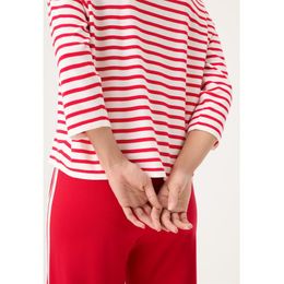 Olsen Shirt Cora in rot wei&szlig; - 0001 | Gr.: 46