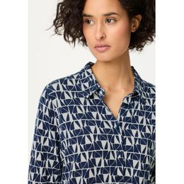 Olsen Bluse Hannah in marine wei&szlig; | Gr.: 44