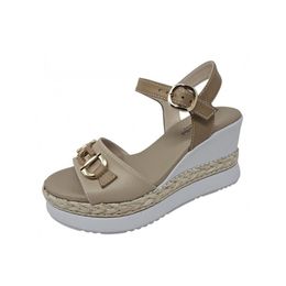 Nero Giardini Keilsandalette in Beige | Gr.: 41