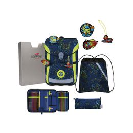 DerDieDas ErgoFlex Easy - Schulranzen Set 5tlg. 950 g (Purple Unicorn) in Neon Crazy | Gr.: onesize