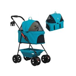 PawHut Hundewagen 76L x 50B x 102H cm | Gr.: onesize
