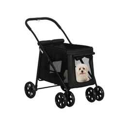 PawHut Hundewagen 102L x 62B x 105H cm | Gr.: onesize