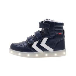 Hummel Klettverschluss Sneaker Stadil Flash Lebensstil Kinder in BLACK IRIS | Gr.: 35