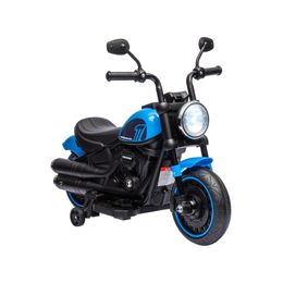 HOMCOM Elektromotorrad 3 km/h 1,5-3 Jahre Blau | Gr.: onesize
