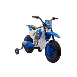 HOMCOM Elektromotorrad Kinder 3-8 km/h Blau | Gr.: onesize