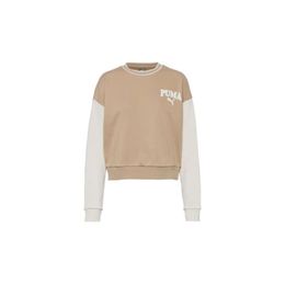 Puma Sweatshirt SQUAD Crew in Beige | Gr.: L