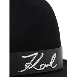 K by KARL LAGERFELD Karl Lagerfeld Hut ' Fedora ' Damen Gr&ouml;&szlig;e 58/59 schwarz