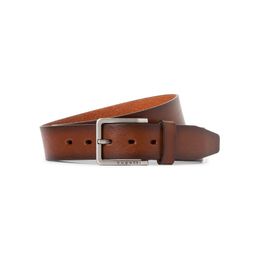 Bugatti Lederg&uuml;rtel in cognac - 0001 | Gr.: 85 cm