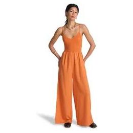Jumpsuit Billabong "To The Moon", Damen, Gr. L, US-Gr&ouml;&szlig;en, bright orange, Obermaterial: 60% Walkfrottier, 40% Viskose;, Overalls Jumpsuit