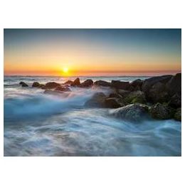 Fototapete papermoon "St Augustine Ocean Beach", bunt, B:4m L:2,6m, Vlies, Tapeten