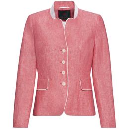 Reitmayer Leinen-Stehkragenjacke Rosa (Gr&ouml;&szlig;e: 44)