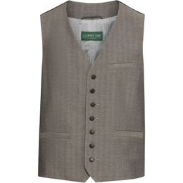 Country Line Fischgrat-Weste Beige/Schwarz (Gr&ouml;&szlig;e: 54)