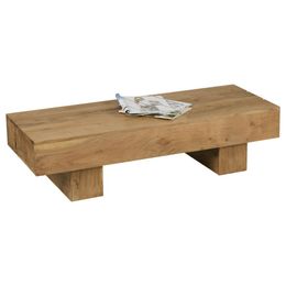Mid.you Couchtisch, Akazie, Holz, Akazie, massiv, rechteckig, eckig, 45x30x120 cm, Wohnzimmer, Wohnzimmertische, Couchtische