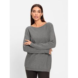 Heine Pullover in grau-meliert | Gr.: 38