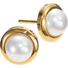 CR&Eacute;ATION L Damen Ohrh&auml;nger Gelbgold 375 Gr&ouml;&szlig;e Gelbgold 375