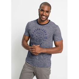 Catamaran Herren T-Shirt mit Streifen, garngef&auml;rbt, marine-gestreift, Gr&ouml;&szlig;e 44/46