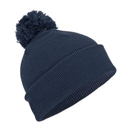 Beechfield Bommelm&uuml;tze Original Pom Pom Beanie navy