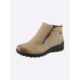 Caprice Damen Stiefelette mit Futter, beige, Gr&ouml;&szlig;e 7,5