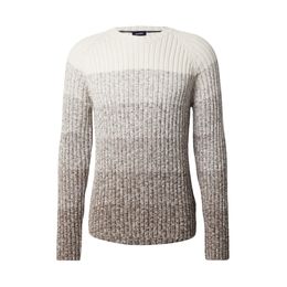 JOOP! Pullover 'Maximilio' Herren Gr&ouml;&szlig;e L creme / beigemeliert / braunmeliert
