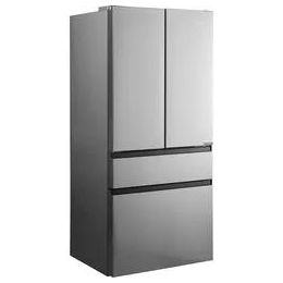 HISENSE French Door "RF540", Energieeffizienz: E (A-G), silber (edelstahl), B:79,4cm H:181,7cm T:70,6cm, K&uuml;hlschr&auml;nke
