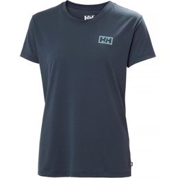Helly Hansen SKOG GRAPHIC Funktionsshirt Damen - Gr&ouml;&szlig;e L - blau