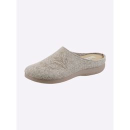 Waldl&auml;ufer Waldl&auml;ufer Damen Pantoffel mit Polsterung, beige, Gr&ouml;&szlig;e 37
