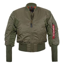 Alpha Industries MA-1 Cyber Wmn Fliegerjacke (Sale) mud olive, Gr&ouml;&szlig;e M
